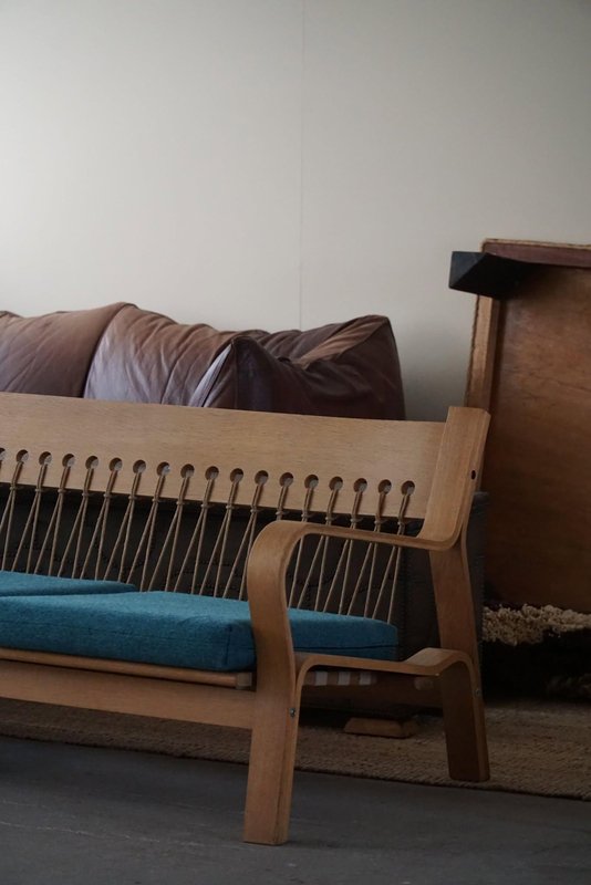 Modern Danish GE 671 Three-Seater Sofa attributed to Hans J. Wegner for Getama, 1960s for sale ...