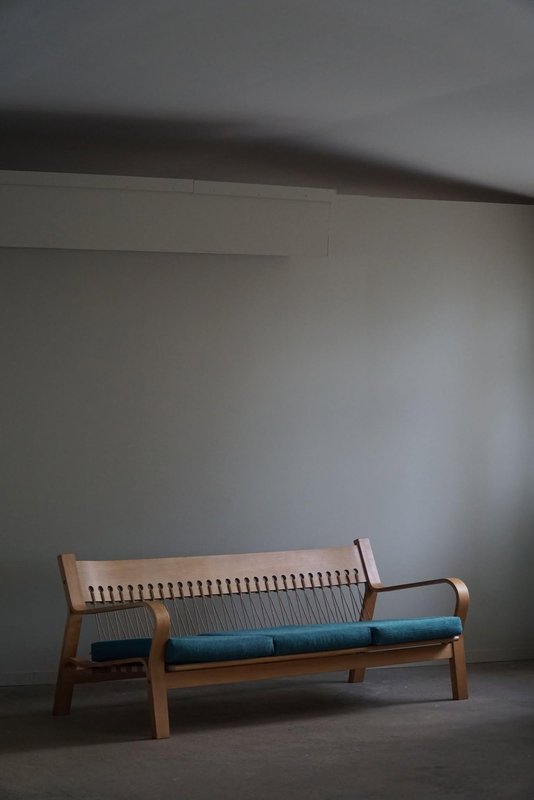 Modern Danish GE 671 Three-Seater Sofa attributed to Hans J. Wegner for Getama, 1960s for sale ...