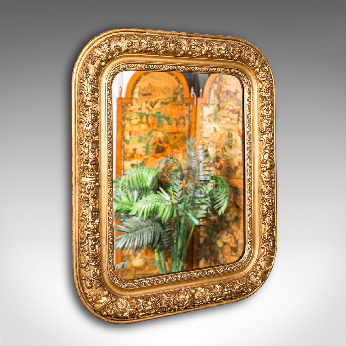 Small English Hall Mirror, 1800s for sale at Pamono