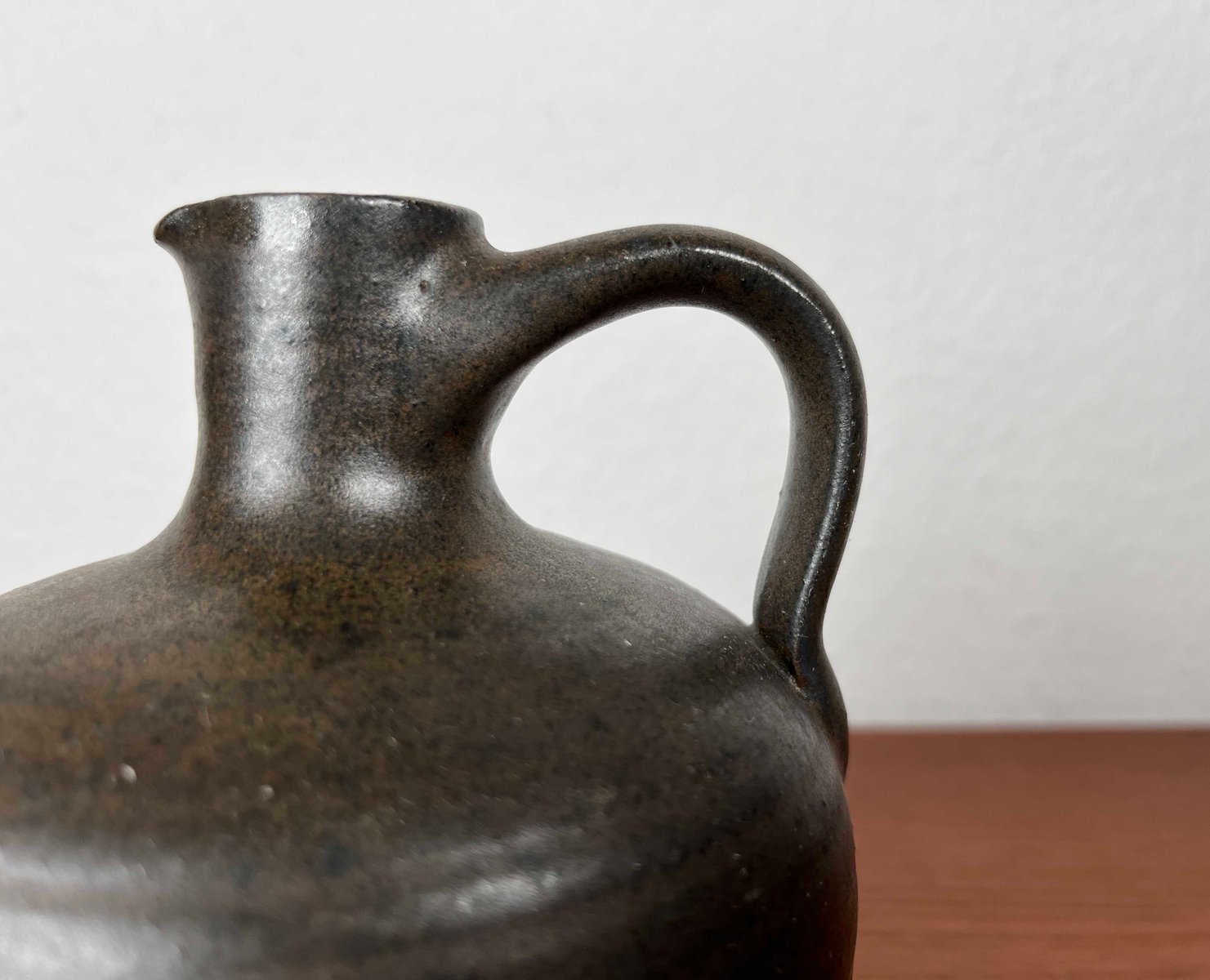 Mid-Century Minimalist German Studio Pottery Carafe Vase by Siegfried ...