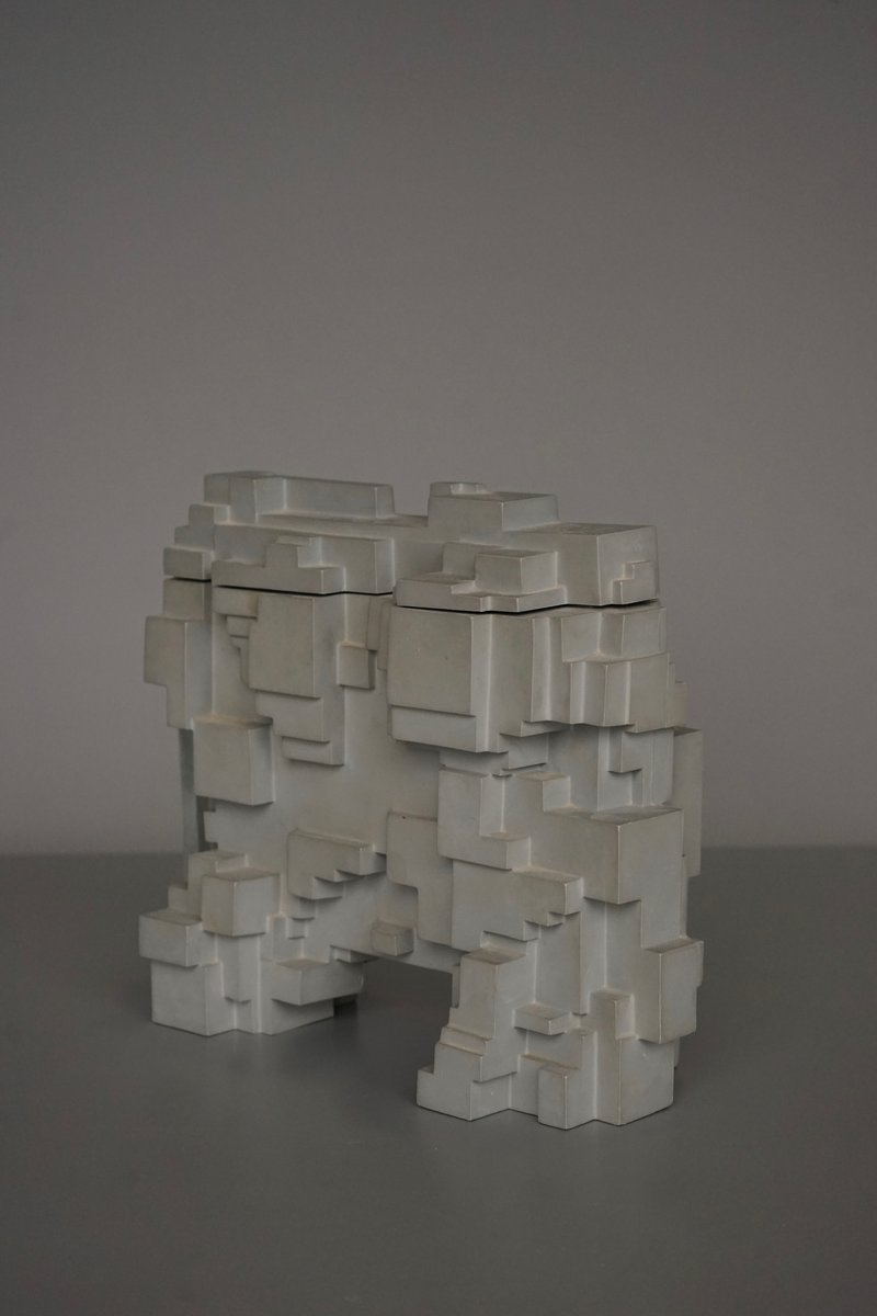 Eduardo Paolozzi, Cubist Elephant Advertising Sculpture, 1973, Resin ...