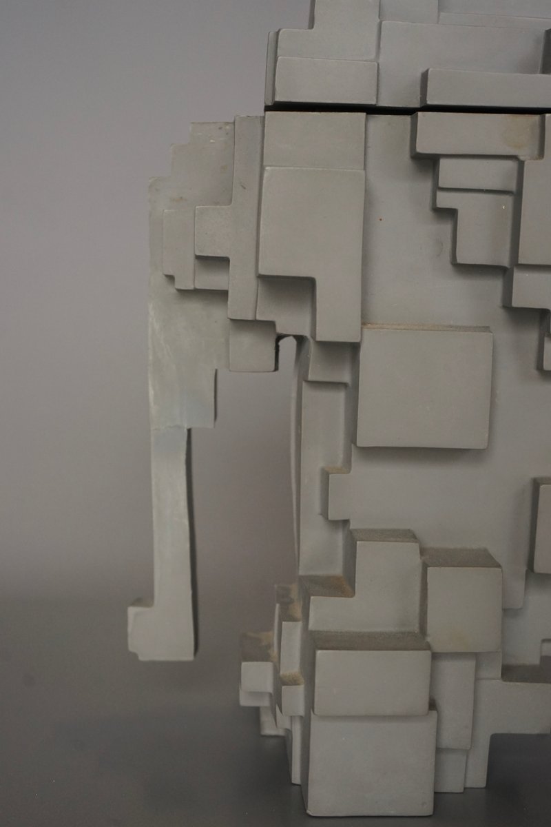 Eduardo Paolozzi, Cubist Elephant Advertising Sculpture, 1973, Resin ...