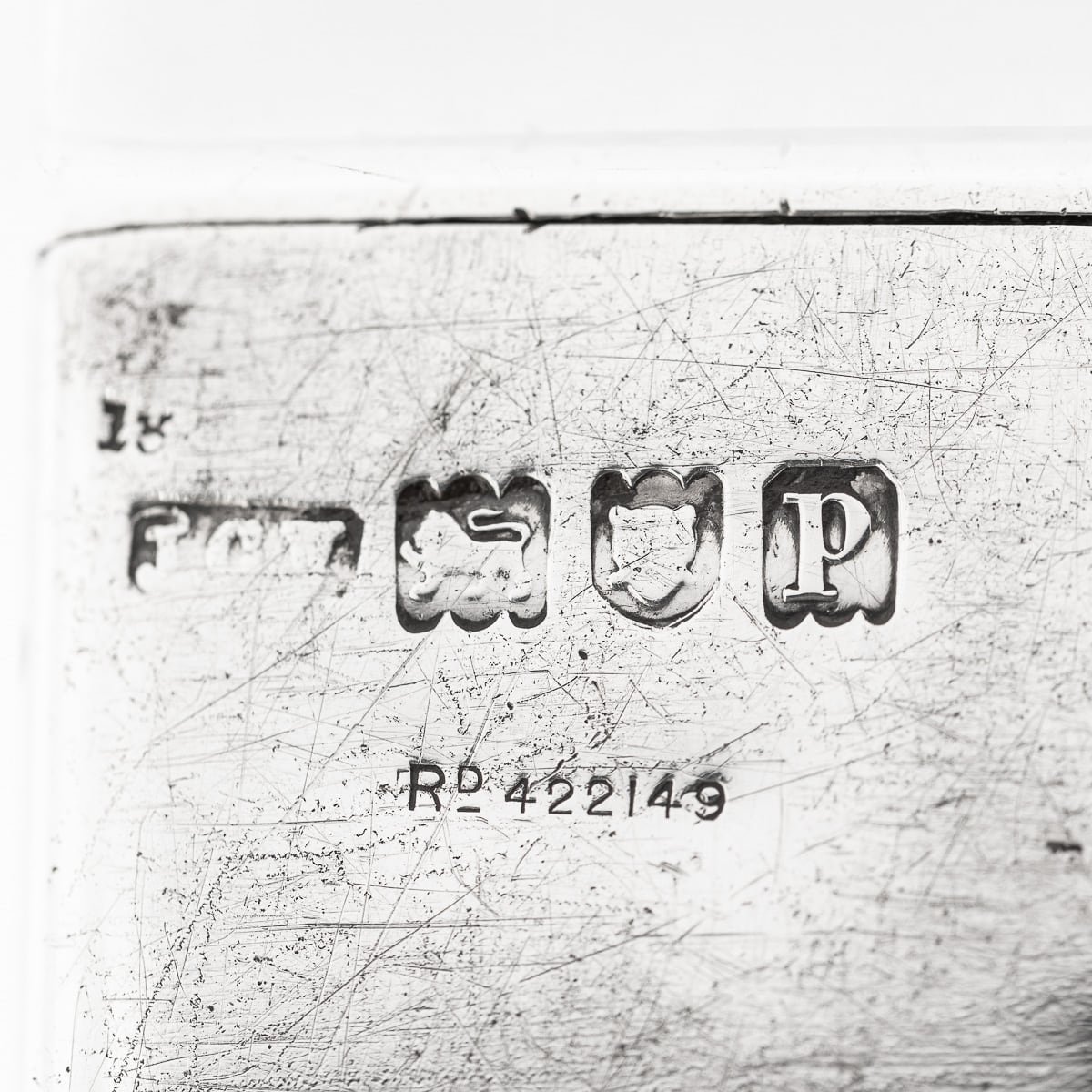 Antique British Silver Weighted Ruler by John Gloag Murdoch, 1910 for ...