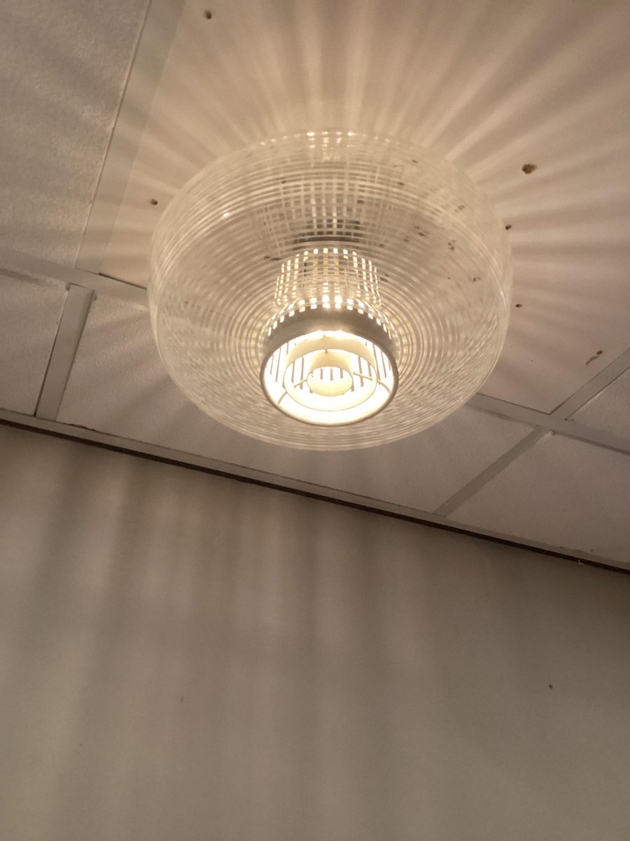 Dutch Ceiling Light in Glass for sale at Pamono