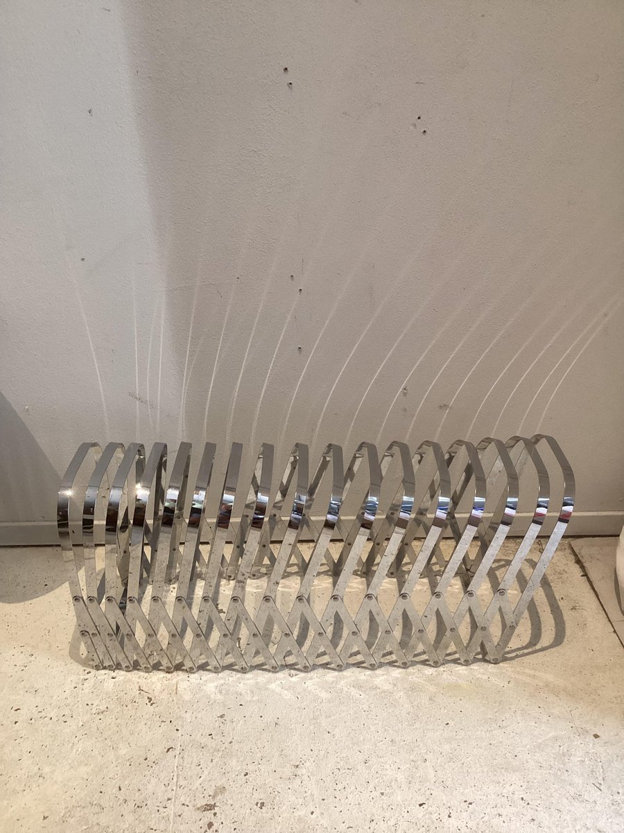 Harmonica Magazine Rack by Luther Evans for sale at Pamono