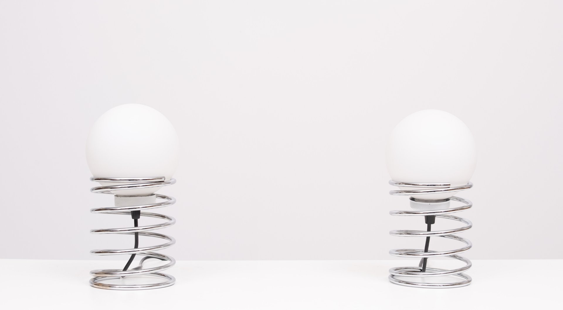 Vintage Dutch Space Ace Table Lamps, 1970s, Set of 2 for sale at Pamono