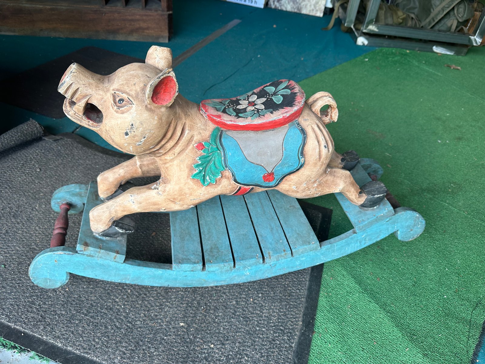 19th Century Rocking Pig for sale at Pamono