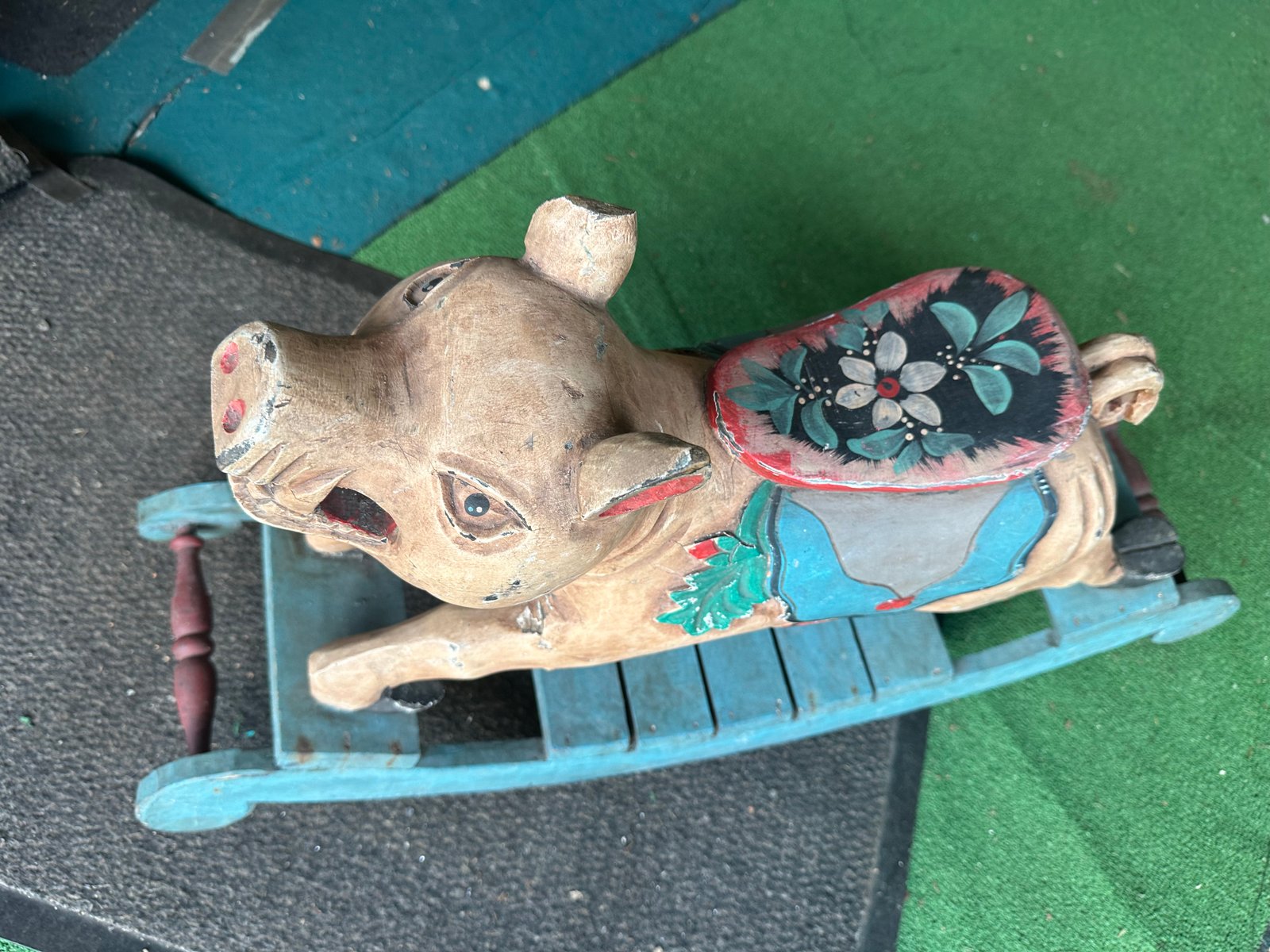 19th Century Rocking Pig for sale at Pamono