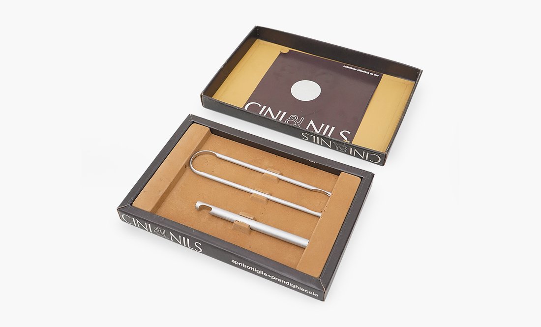 Bottle Opener and Ice Tongs Set by Studio Opi for Cini and Nils, 1970s ...