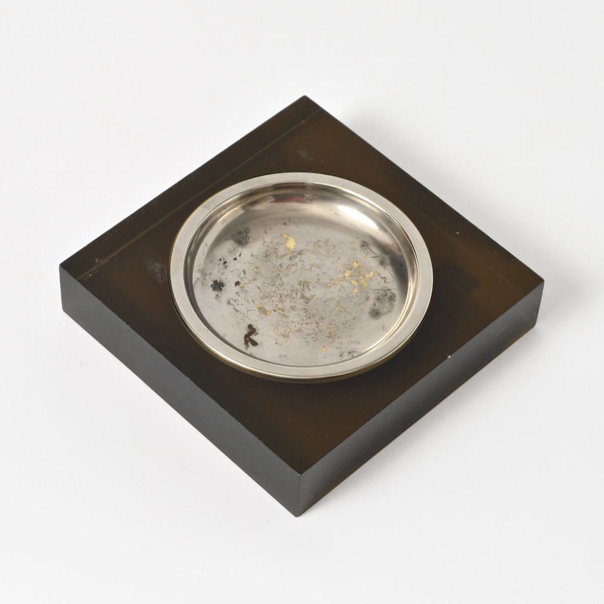 French Smoked Acrylic Ashtray from Protis, 1970s for sale at Pamono