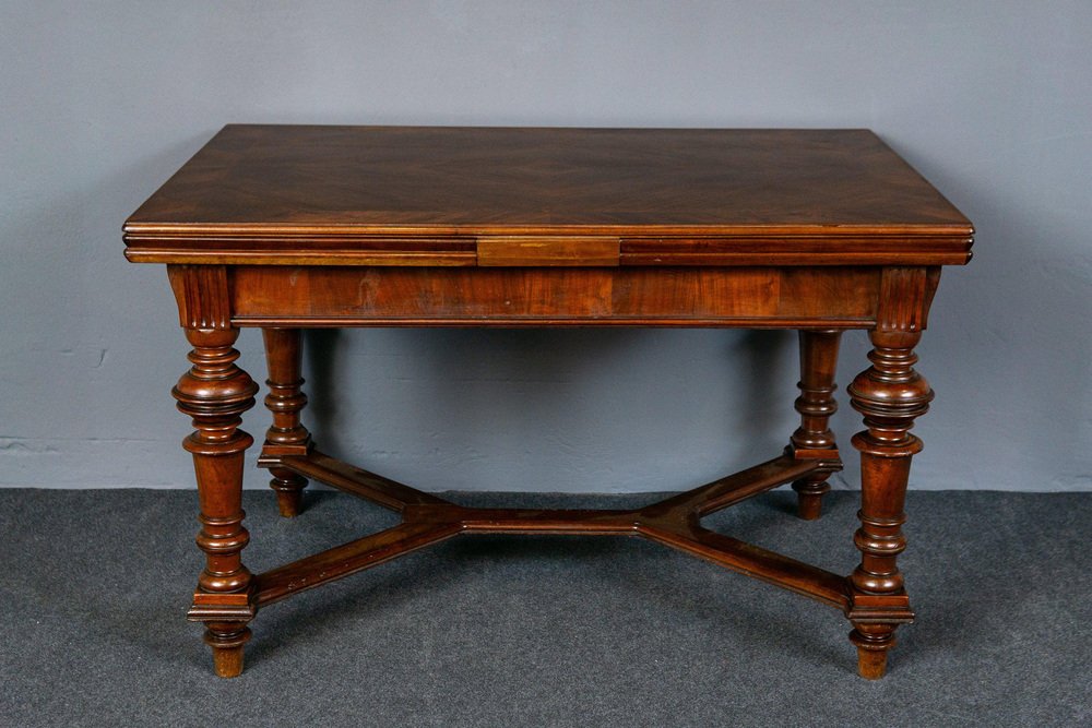 Vintage Wood Dining Table, Late 1800s for sale at Pamono