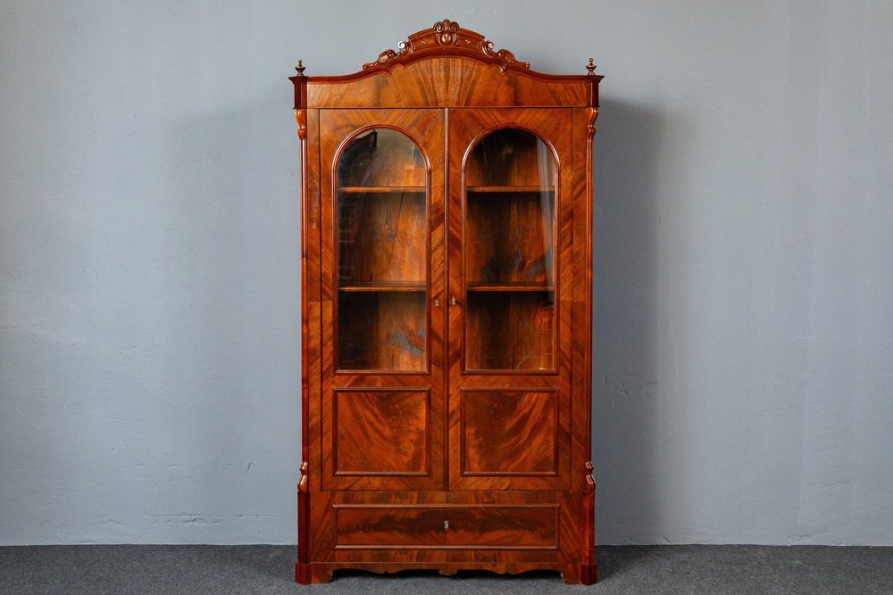Vintage Brown Display Cabinet for sale at Pamono