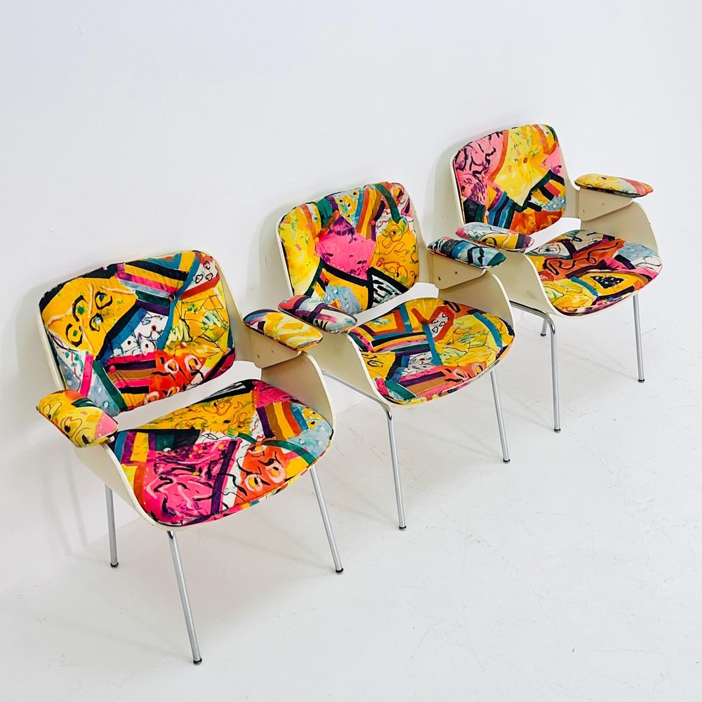 Mid-Century Modern D48 Armchairs by Hans Könecke for Tecta, 1970s for ...