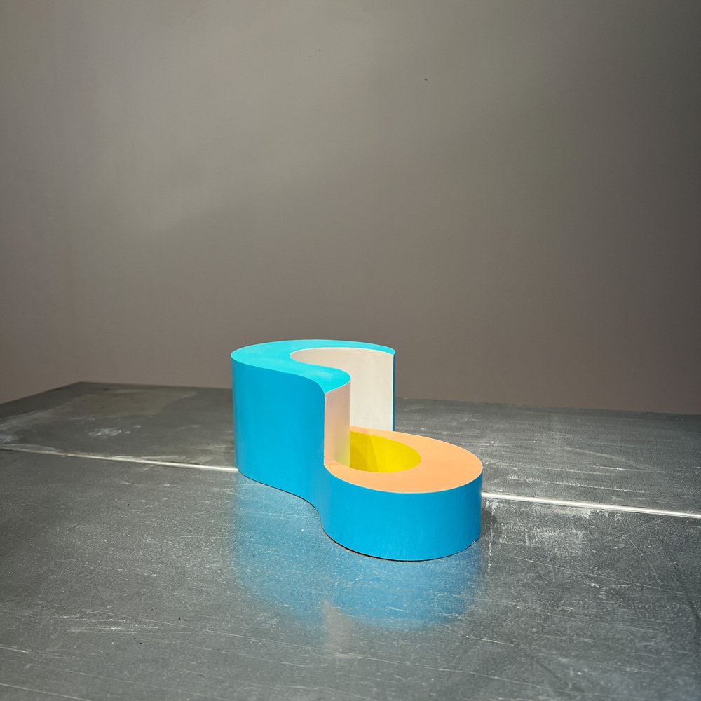 Govert Heikoop, Dutch Postmodern Sculpture, Painted Plywood, 1986 for ...