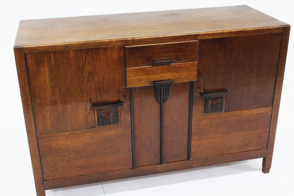 Art Deco Hague School Cabinet by Karel F. Drenth, 1920s for sale at Pamono