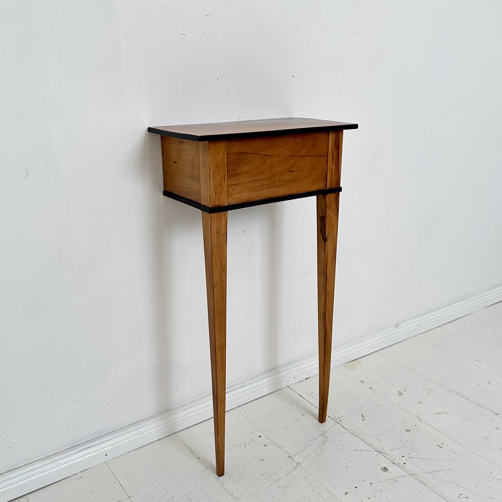 Small Antique German Biedermeier Console Table with Tapered Legs, 1820 ...