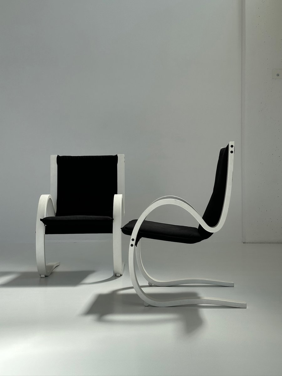 Set of Model You and Me Armchairs by Carlo Berruti for Danber, Italy ...