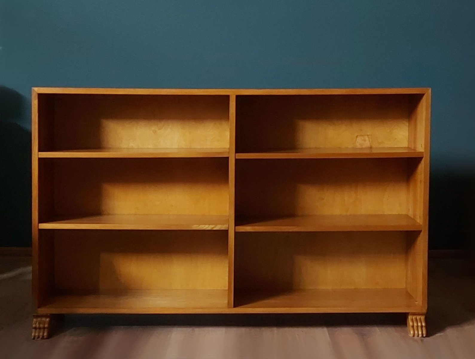 Open Library with Adjustable Shelves, Denmark, 1940s for sale at Pamono