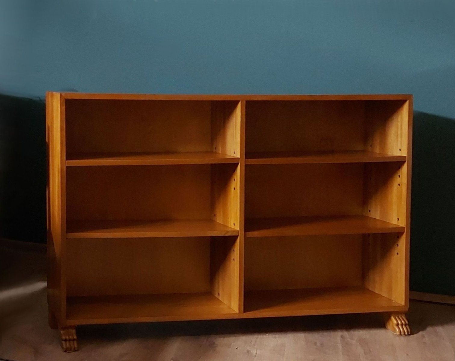 Open Library with Adjustable Shelves, Denmark, 1940s for sale at Pamono