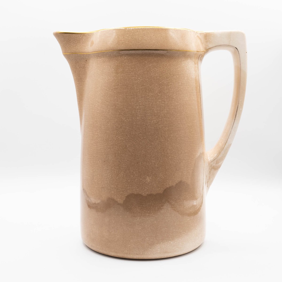 Large Antique Golden Ironstone Pitcher from Villeroy & Boch, 1890s for ...