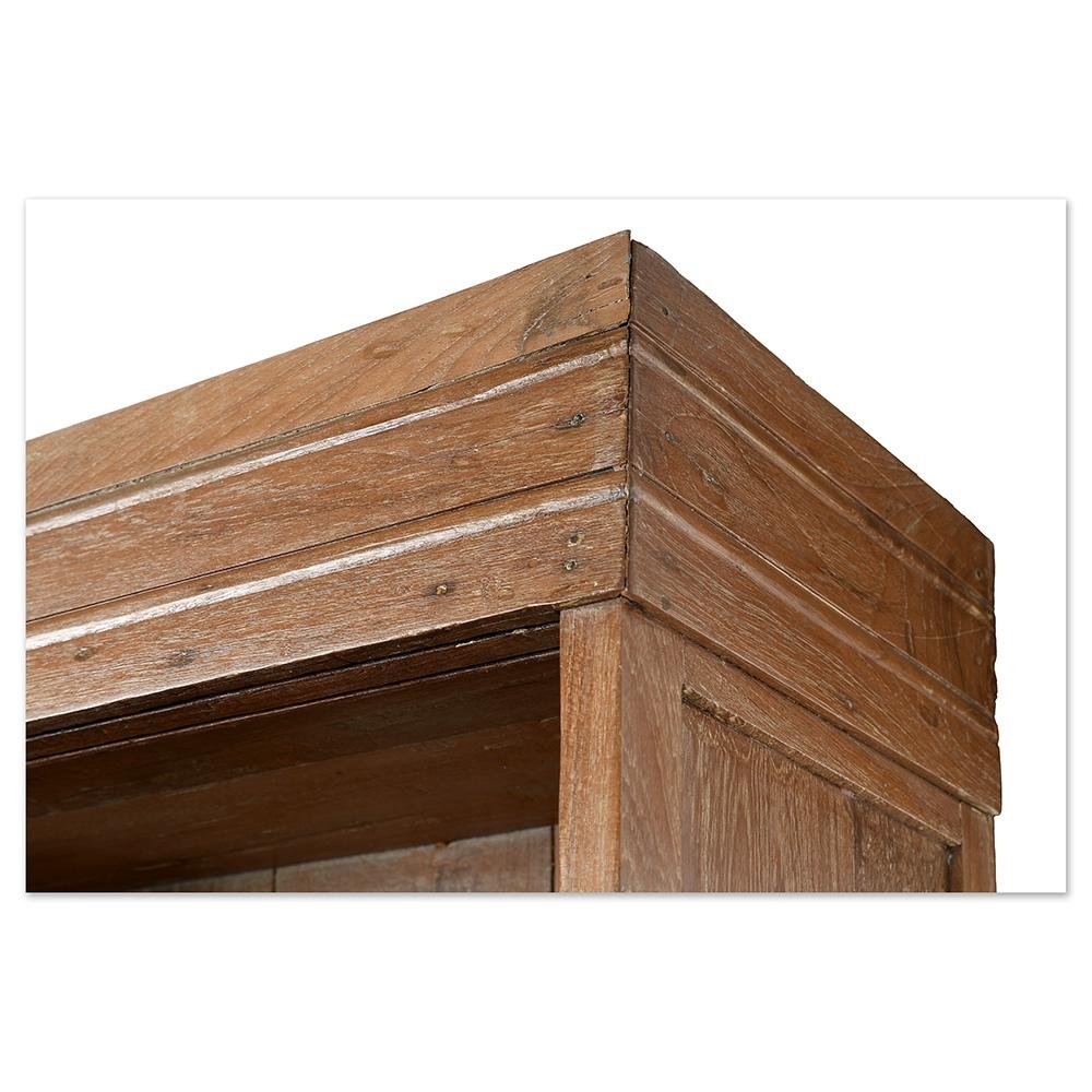 Large Solid Wood Display Case for sale at Pamono