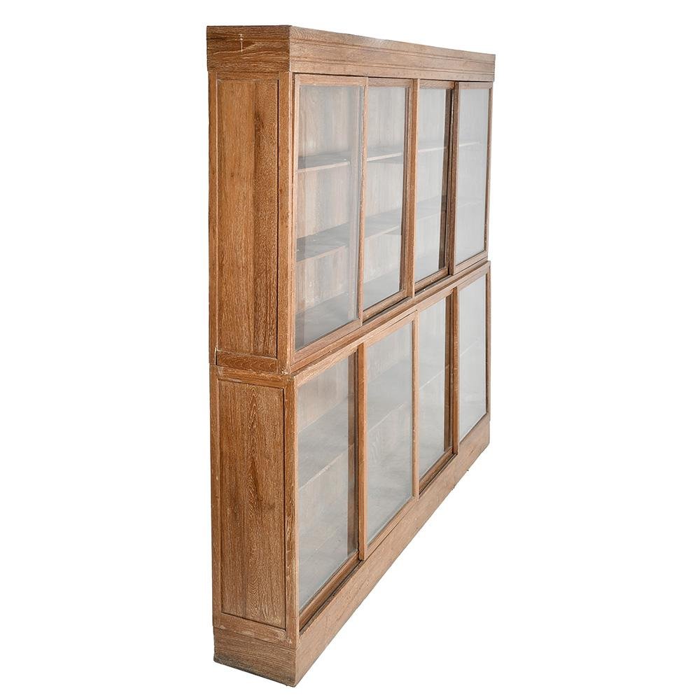 Large Solid Wood Display Case for sale at Pamono