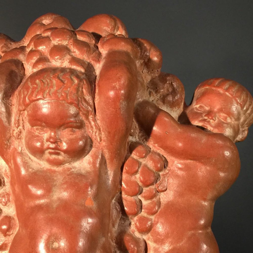 Joseph Witterwulghe, Art Deco Abundance & Putti Sculpture, 1925 ...