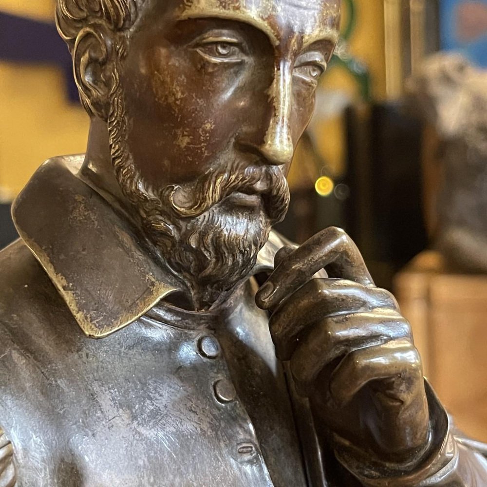 Jean-Jacques Feuchère, Bernard Palissy Ceramist, Bronze Sculpture, 1844 ...