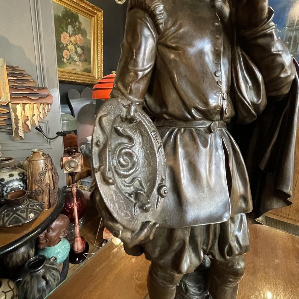 Jean-Jacques Feuchère, Bernard Palissy Ceramist, Bronze Sculpture, 1844 ...