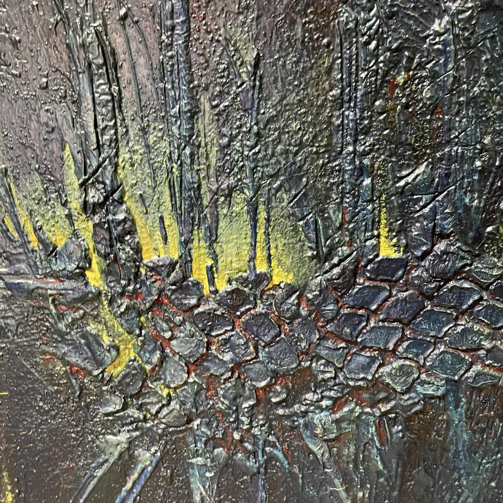 Erwin Mackowiak, Abstract Composition, Oil on Panel, 1960s for sale at ...