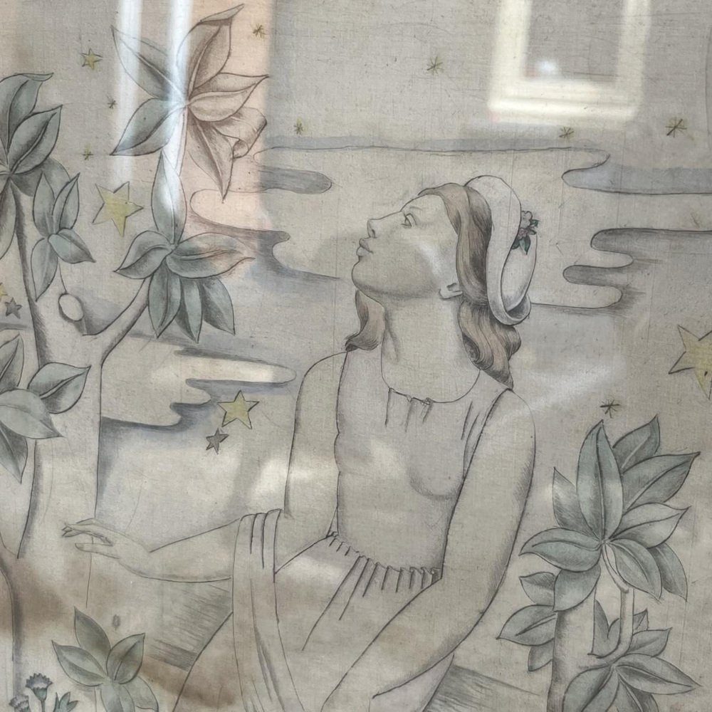 Leon Navez, R Vivier & A Marin, Engravings, Set of 2 for sale at Pamono