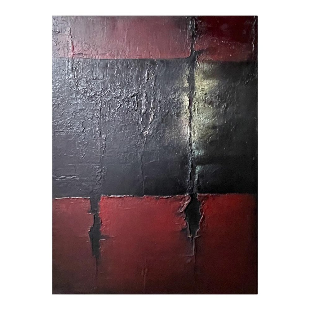 Erwin Mackowiak, Tiss, Oil on Canvas, 1960s for sale at Pamono