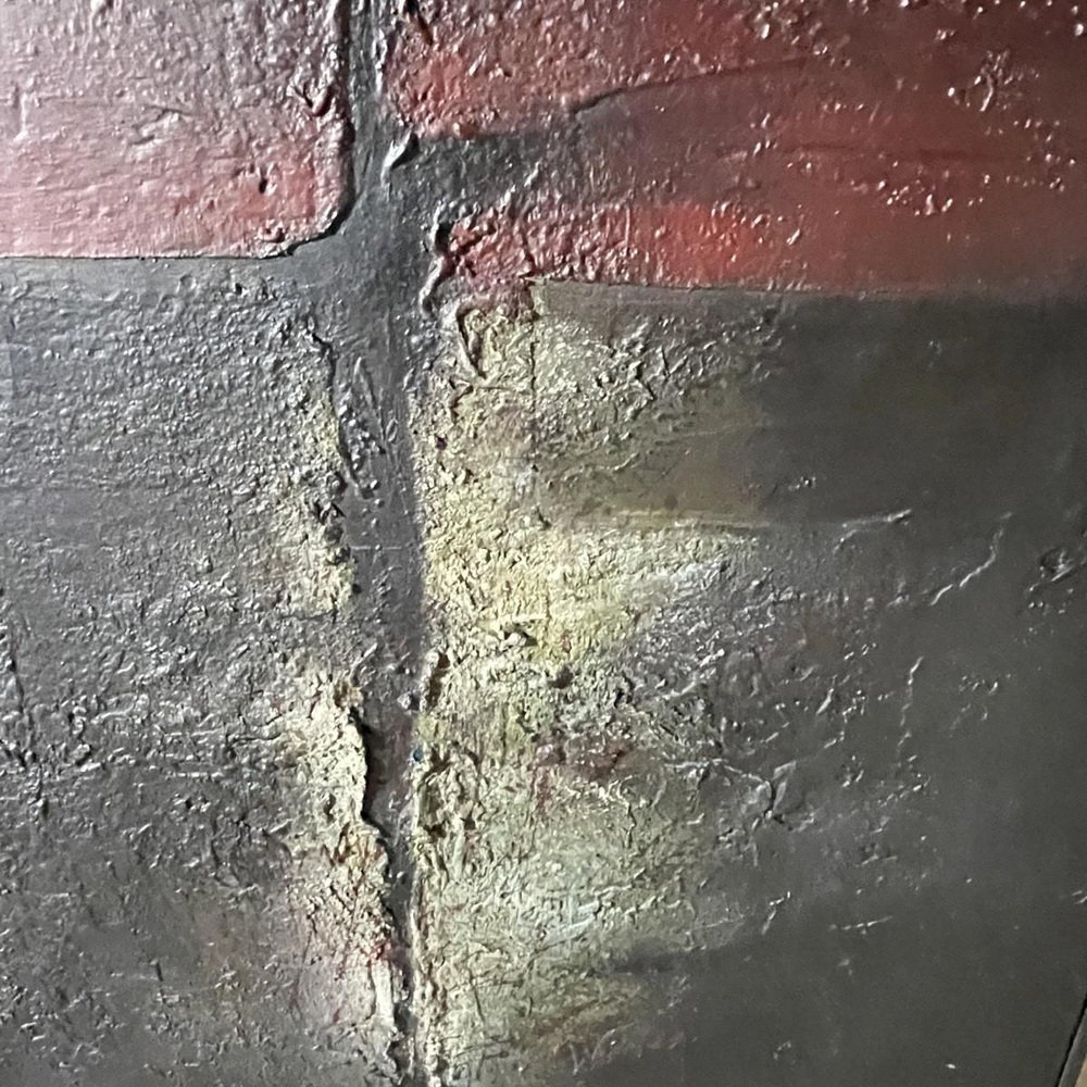 Erwin Mackowiak, Tiss, Oil on Canvas, 1960s for sale at Pamono