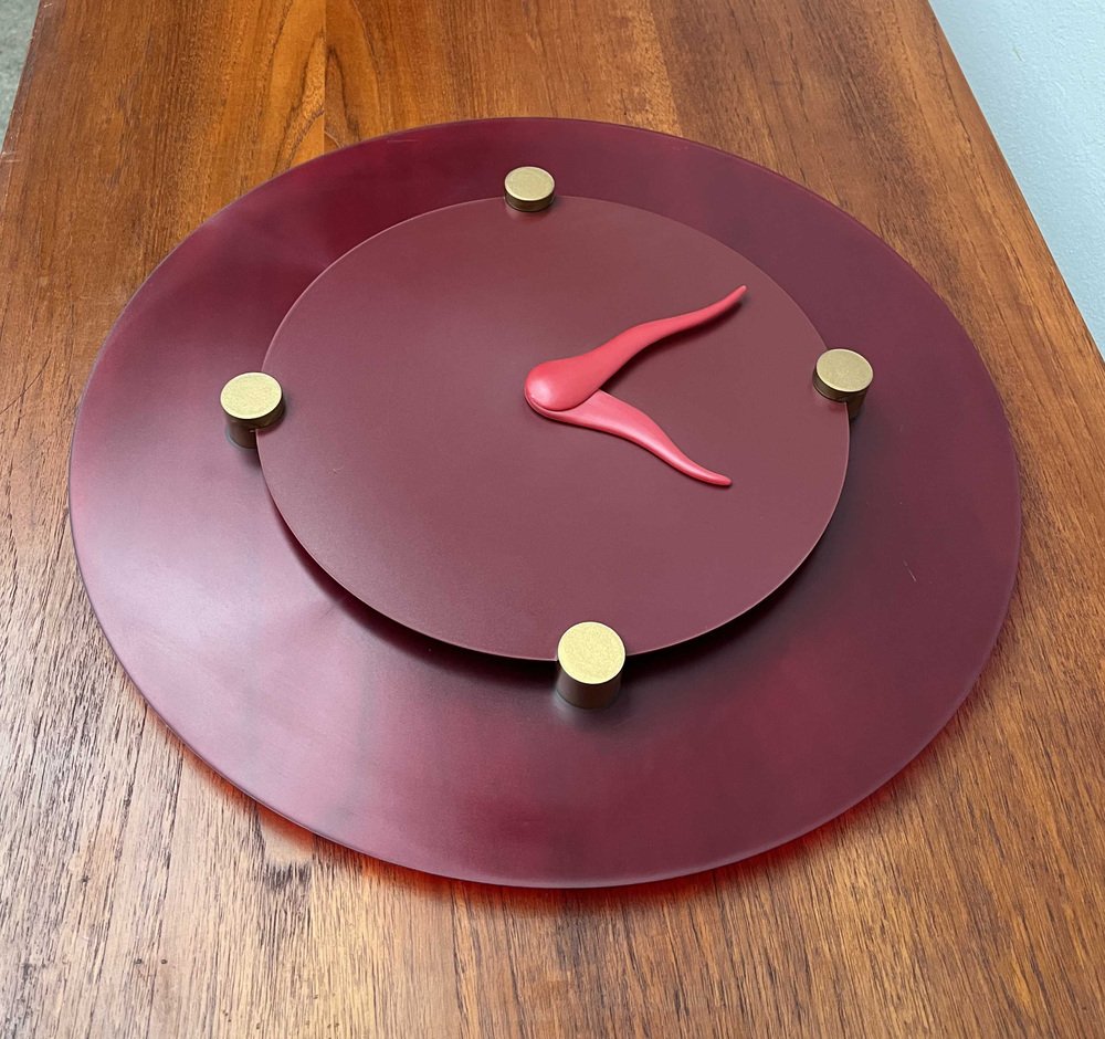 Vintage German Postmodern Wall Clock by Lehn and Diehl for Koziol ...