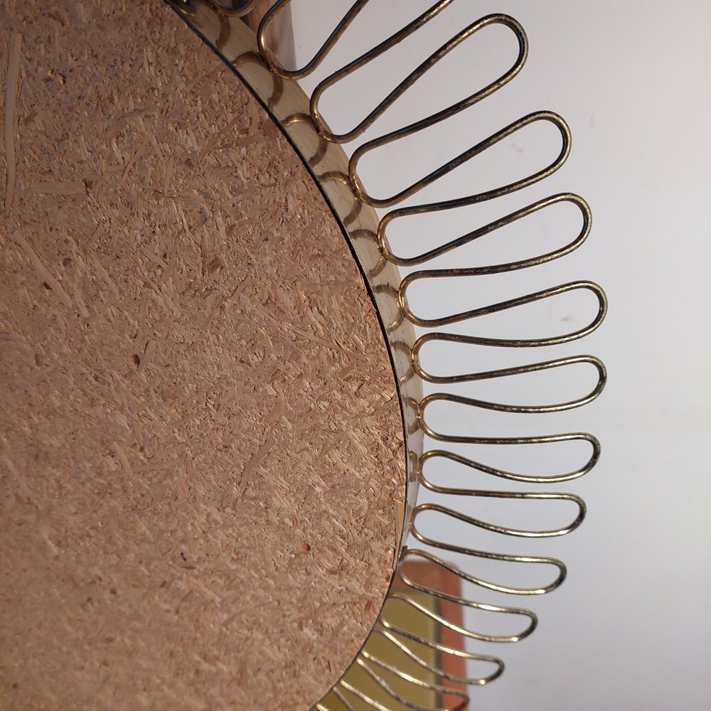 Round Concave Mirror attributed to Josef Frank, 1950s for sale at Pamono