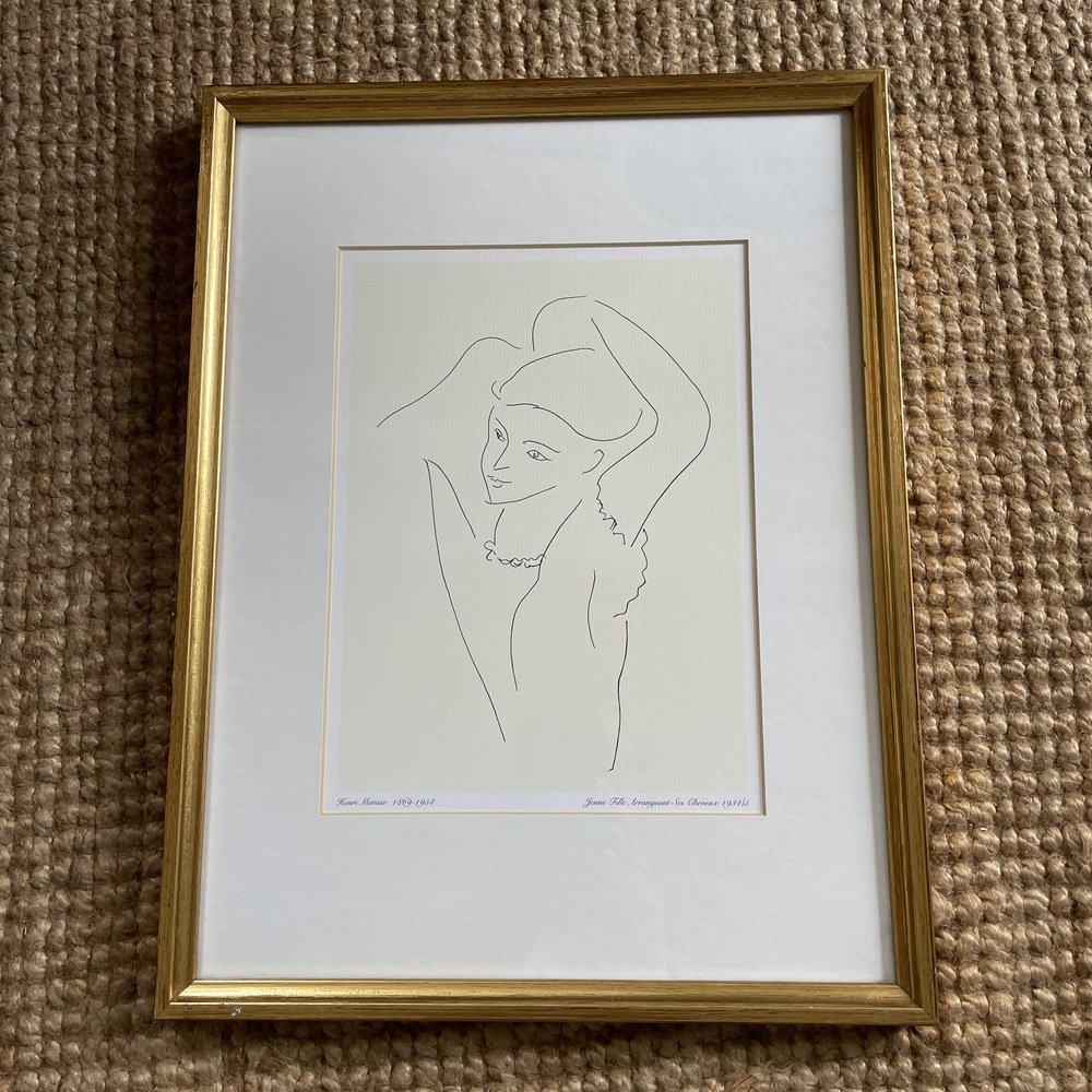 Henri Matisse, Young Girl Arranging Her Hair, 1934, Lithograph for sale ...