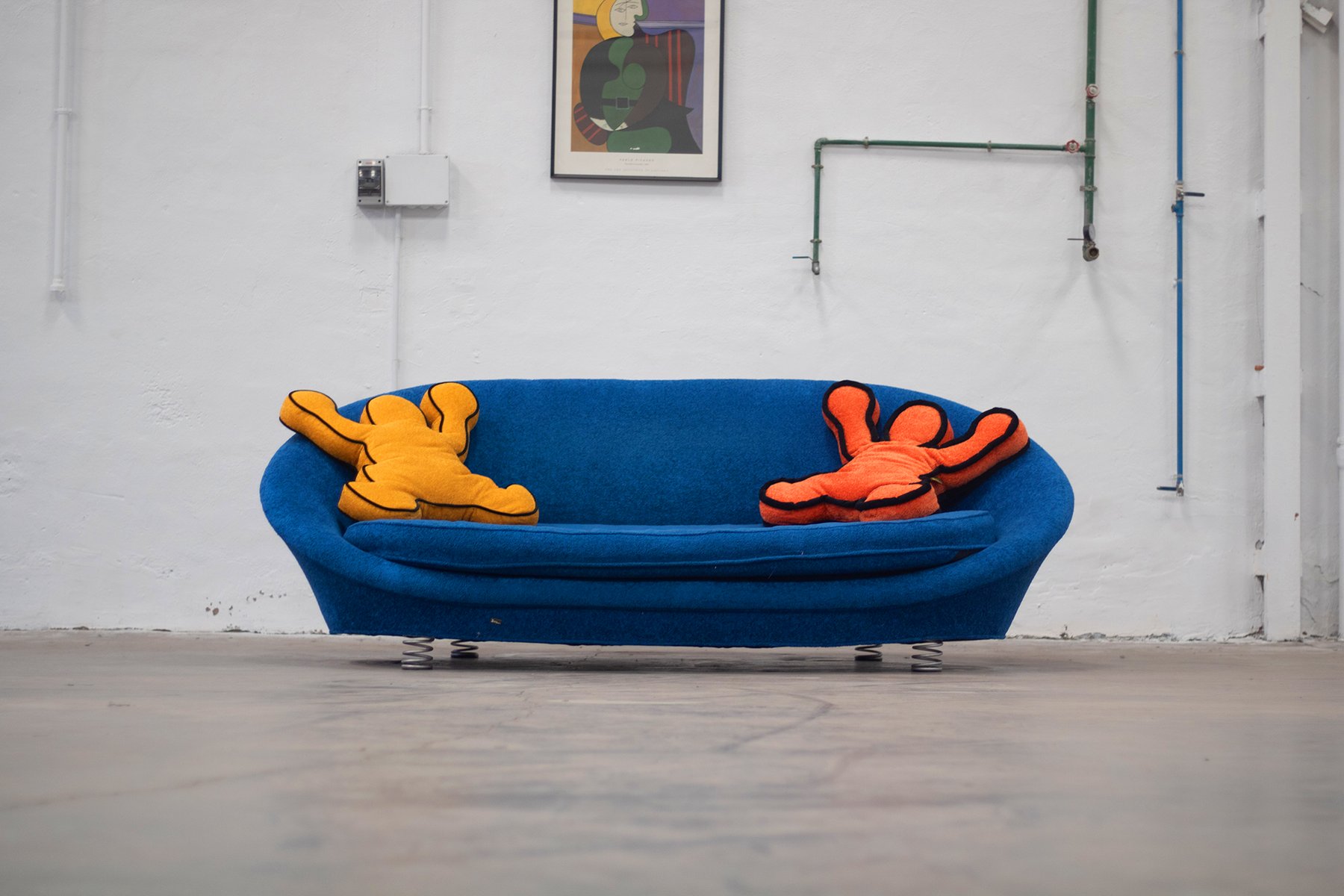 Living Room Set by Keith Haring for Bretz, 1998, Set of 5 for sale at ...