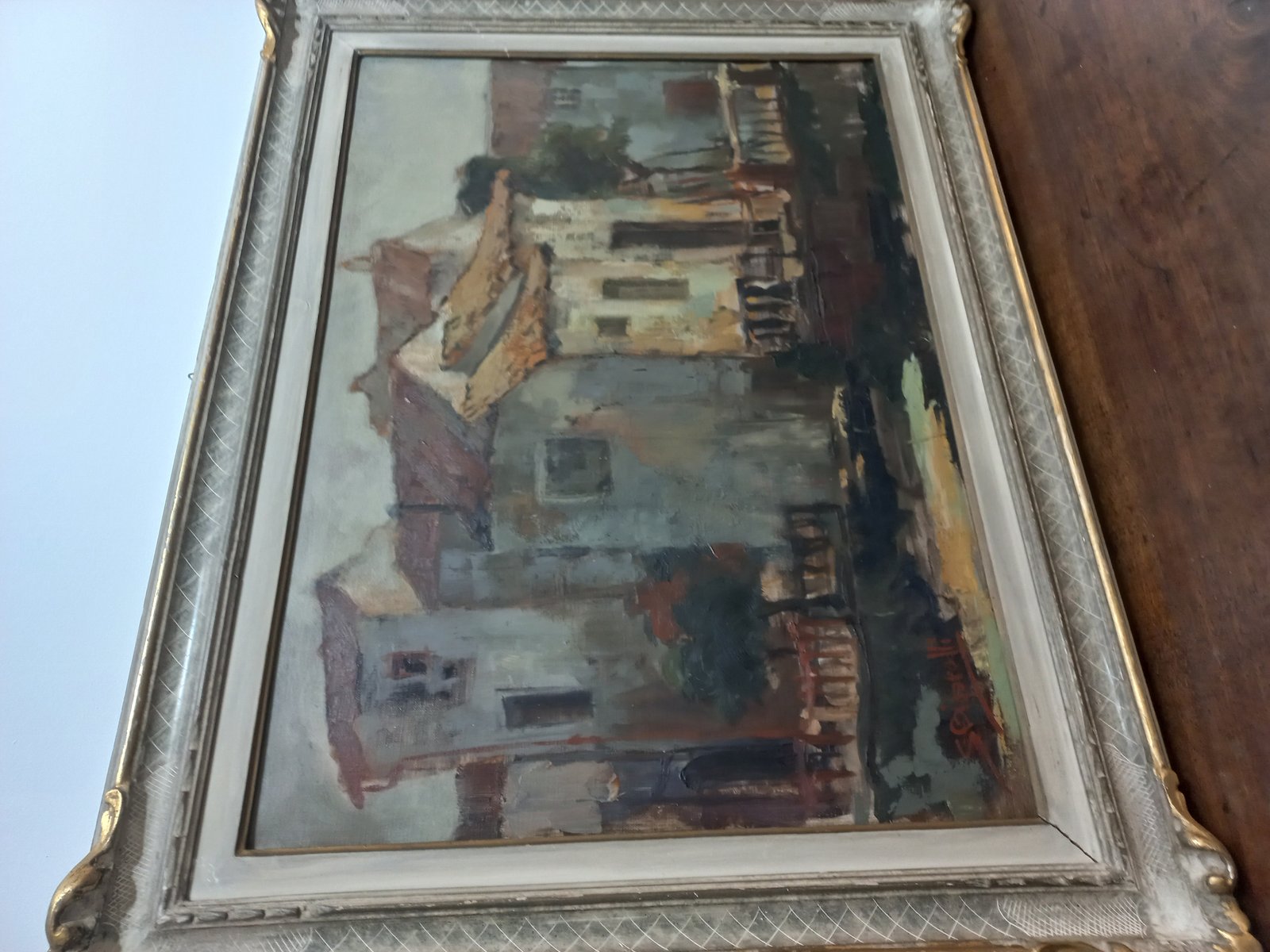 Rural Landscape, 1920s, Oil on Canvas for sale at Pamono