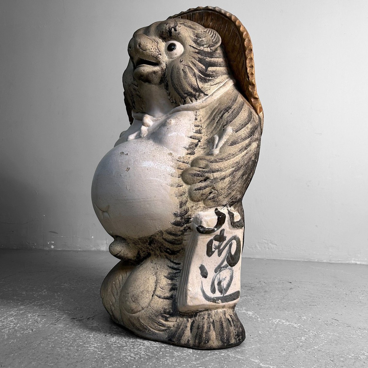 Large Shōwa Era Tanuki Statue in Shigaraki Pottery, Japan, 1960s for ...
