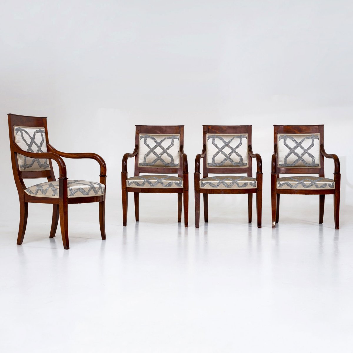 Directoire Armchairs, France, Early 19th Century, Set of 4 for sale at ...