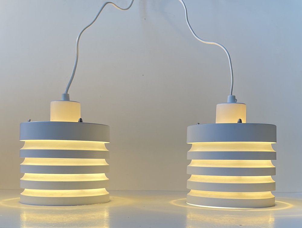 Danish Modern Pendant Lights by Knud Christensen, 1970s, Set of 2 for ...