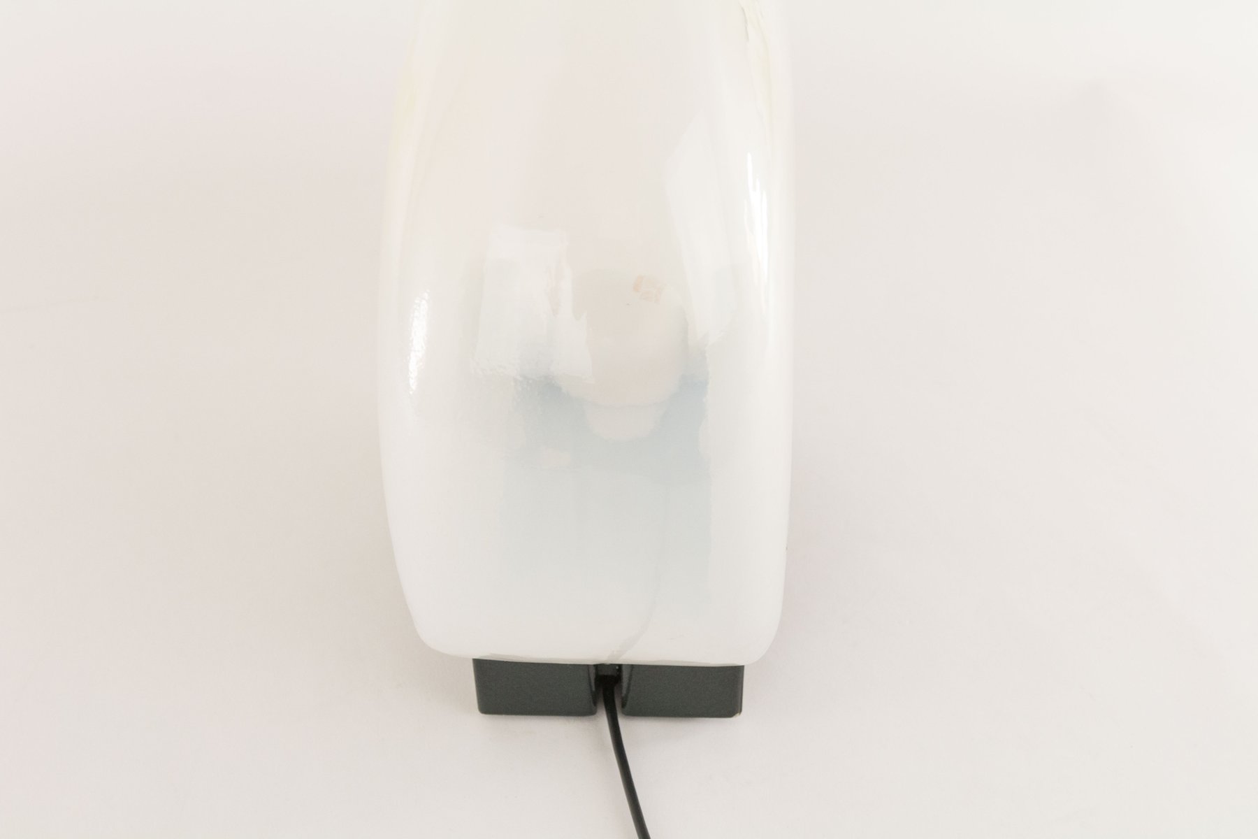 Glass Table Lamp by Roberto Pamio for Leucos, 1970s for sale at Pamono