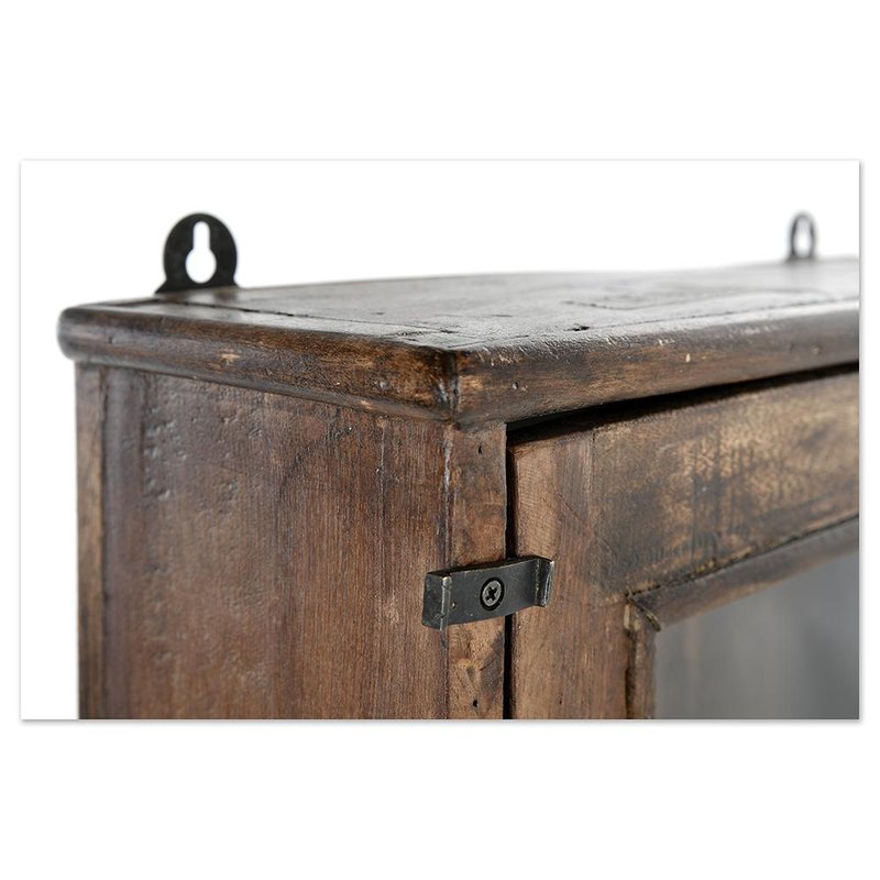 Wooden Wall Display Case for sale at Pamono