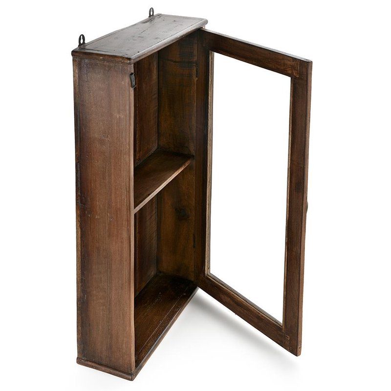 Wooden Wall Display Case for sale at Pamono