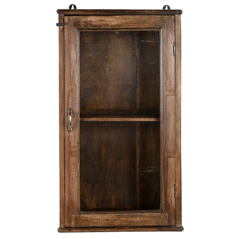 Wooden Wall Display Case for sale at Pamono