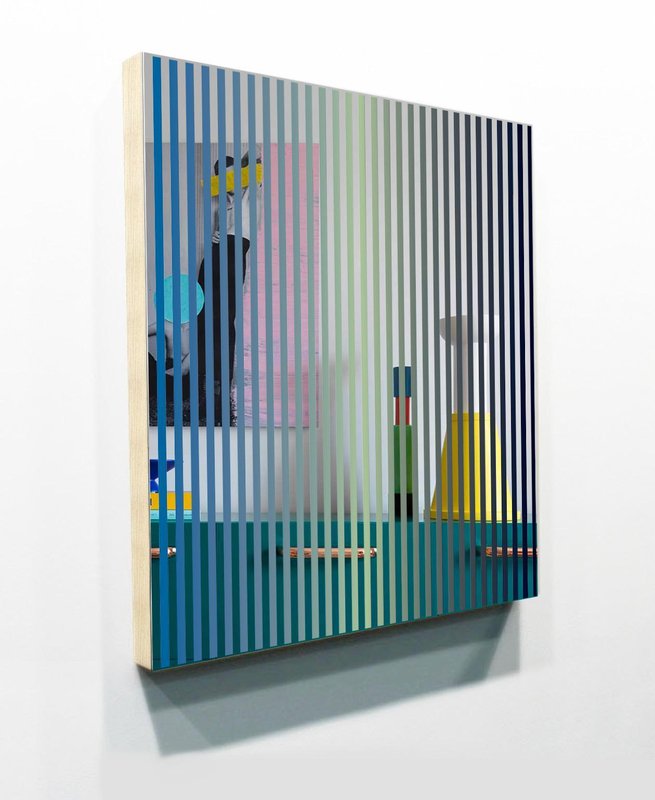Paul Gallaud, Osmose Bande 1 N2, 2024, Dibond Mirror for sale at Pamono