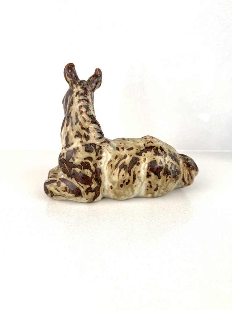 Asinello Figure by Knud Kjhn for Royal Copenhagen, 1940s for sale at Pamono