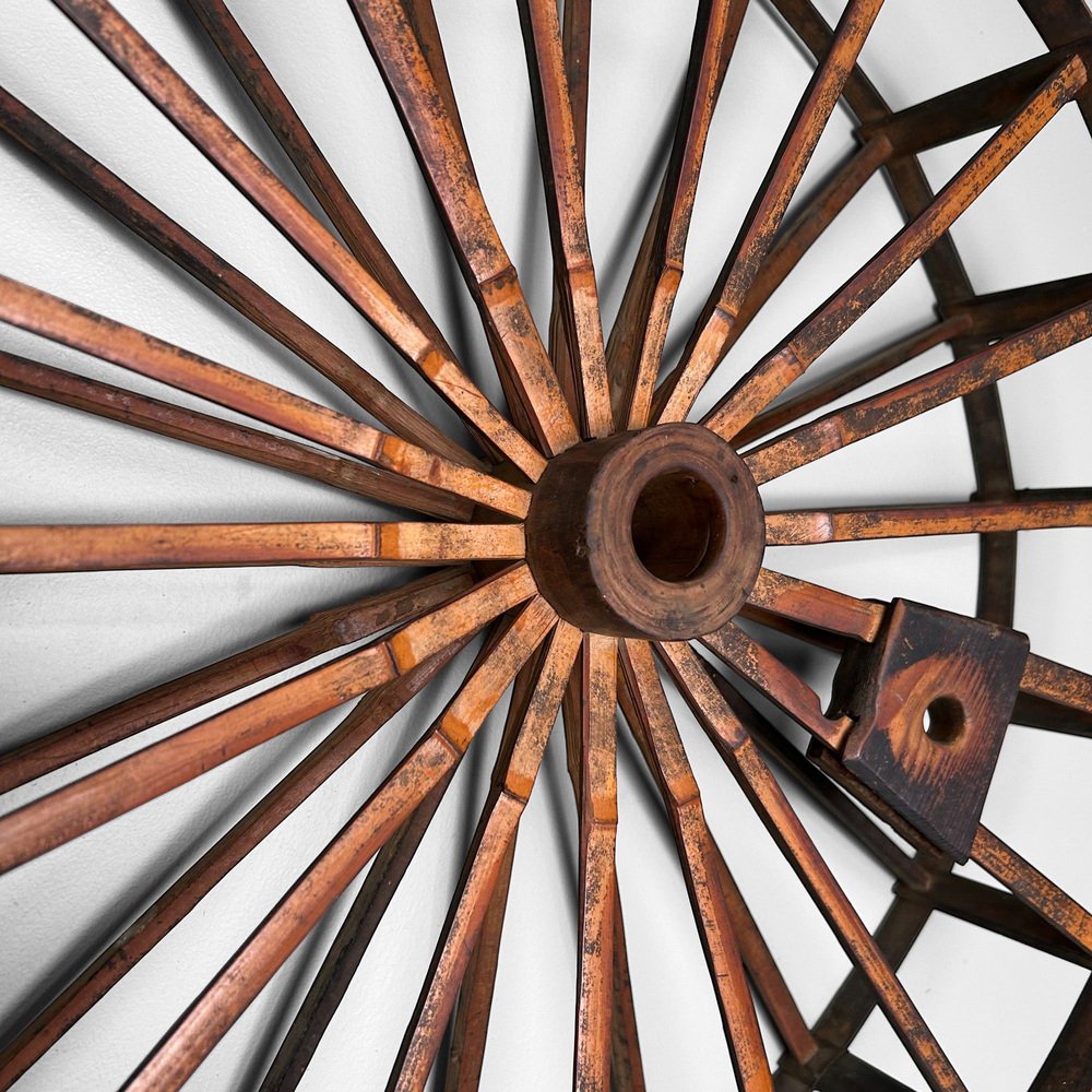 Antique Itomaki Bobbin Spinning Wheel in Bamboo and Silk, 1900s for ...