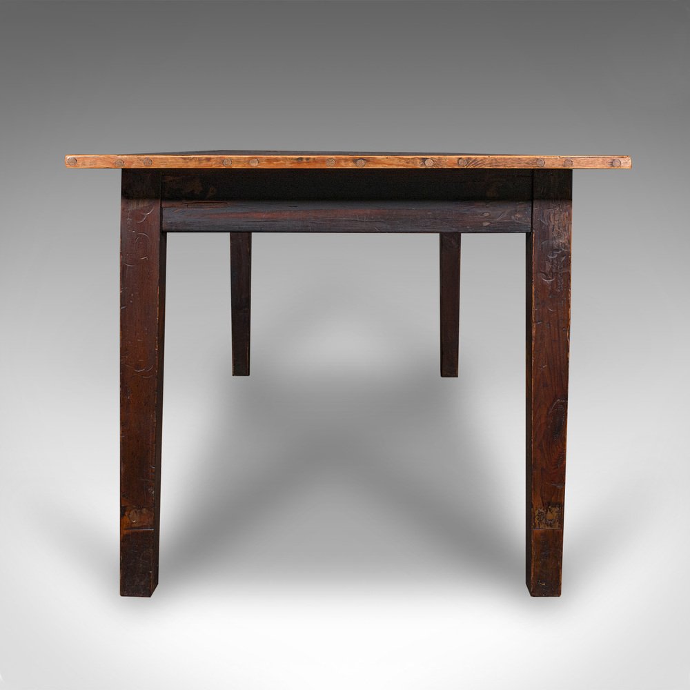 Antique Six-Seater Country House Dining Table, 1900 for sale at Pamono