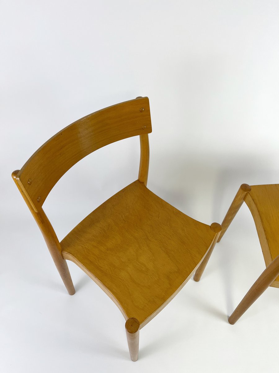 Set of Scandinavian Chairs by Peter Hvidt and Orla Nielsen for Fritz ...